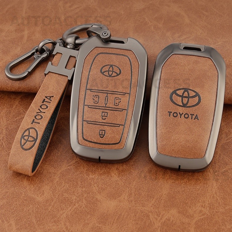 ฝาครอบกุญแจรถระยะไกล keybox สำหรับ Toyota VELLFIRE ALPHARD Full PROTECT ...