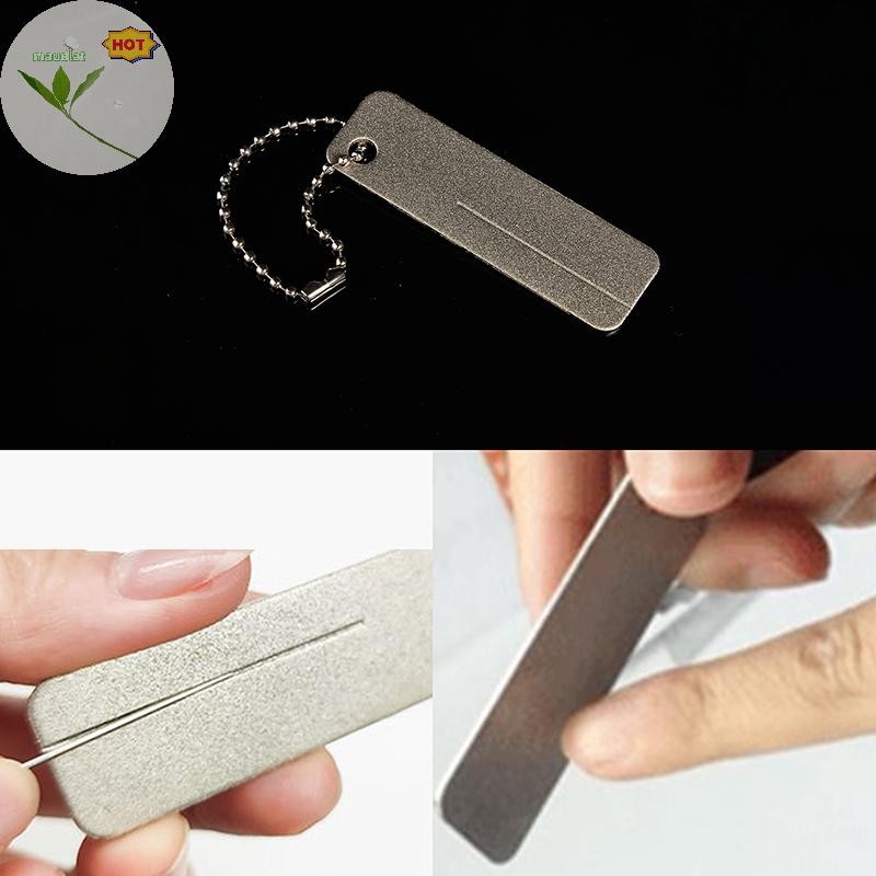 Mud Fishing Hook Sharpener แบบพกพา Diamond Sharpening Whetstone อุปกรณ์ ...