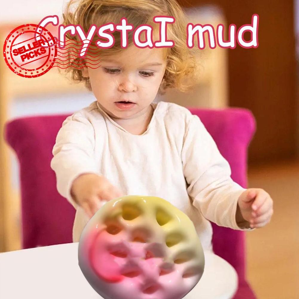 ช้า Rebound Slime Crystai Putty Fidget ของเล่น Crunchy Jelly Diy Clay ...