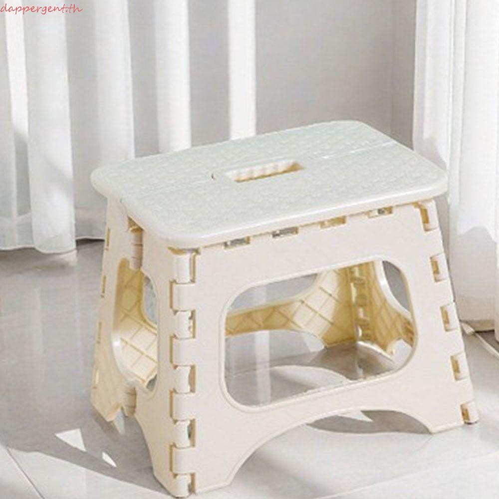 DAPPERGENT เก้าอี้ม้านั่งขนาดเล็ก,สตูลพับได้แบบหนาน้ําหนักเบา,อเนกประสงค์ Super Load-Bearing ...