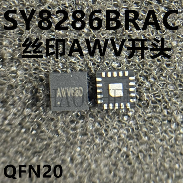 [3 ชิ้น] ยี่ห้อใหม่ SY8286BRAC AWV5QB SY8286B AWV5 QFN20 ชิป 3V AWV4QB ...