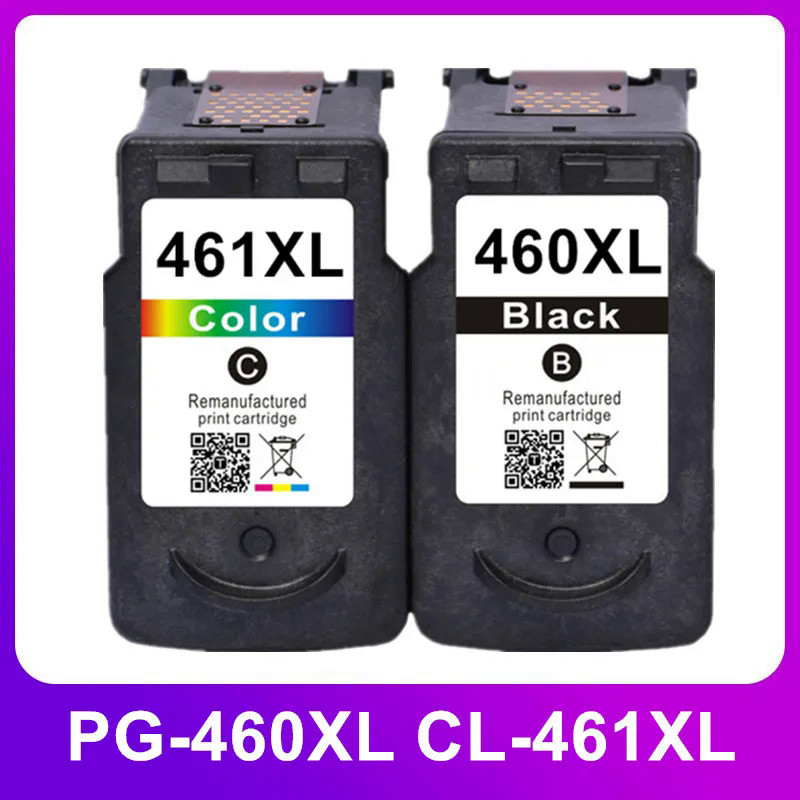 ตลับหมึกสำหรับ Canon PG 460 CL 461 Pg-460 Cl-461ตลับหมึก460XL 461XL ...