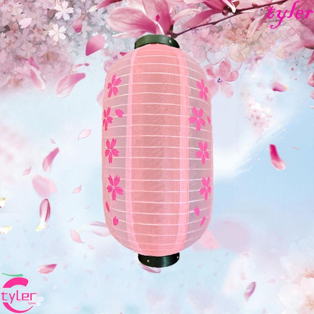 Tyler โคมไฟแตงโมฤดูหนาว, Cherry Blossom พิมพ์โคมไฟแขวนแบบใช้ซ้ําได้, ตก ...