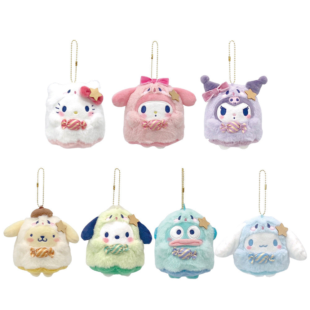 Sanrio Ghost Series ของเล่นตุ๊กตา Kuromi Hello Kitty Cinnamoroll Melody ...