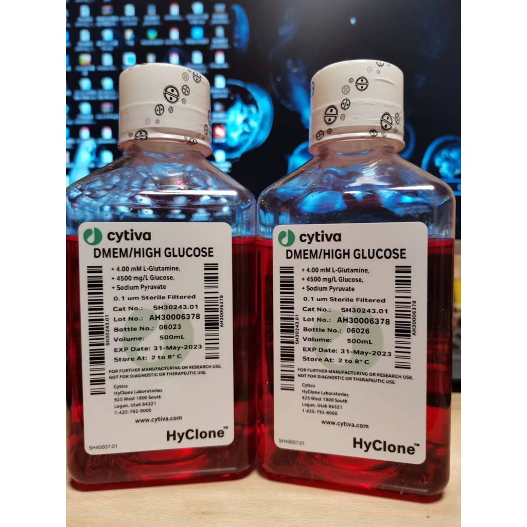 HyClone DMEM สื่อเพาะเลี้ยงน้ำตาลสูงพร้อมโซเดียมพิรูเวต SH30243.01 500 ...