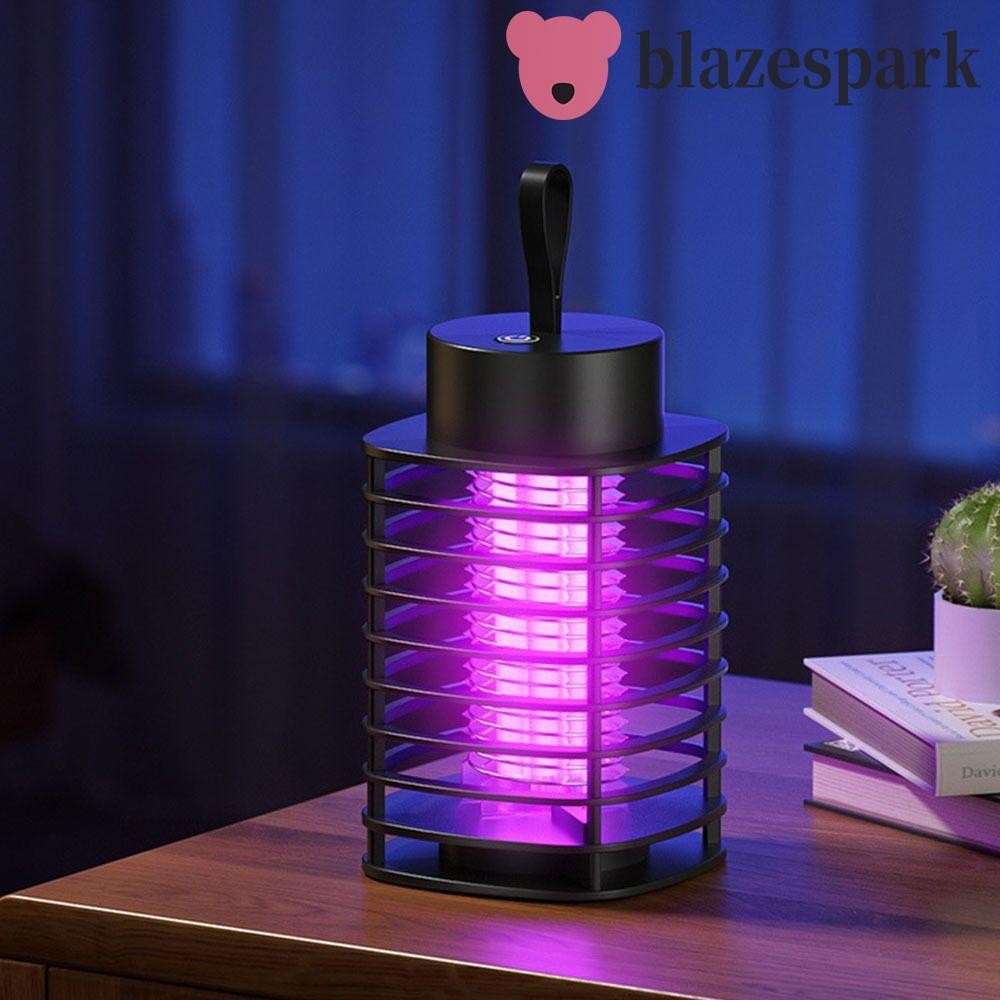 Blazespark Electric Fly Trap, High-Voltage Mute โคมไฟฆ่ายุง, Mini USB ชาร์จป้องกันยุง LED Bug ...