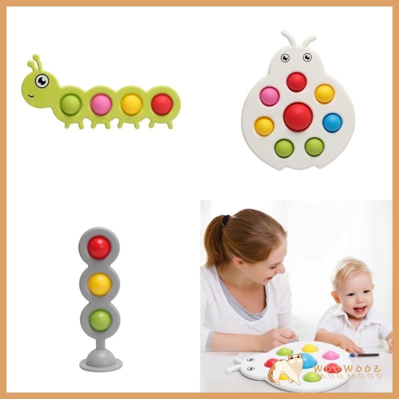 Woow น่ารัก Popper Sensory Board ของเล่นเด็กมือผ่อนคลายกด Bubble ของ ...