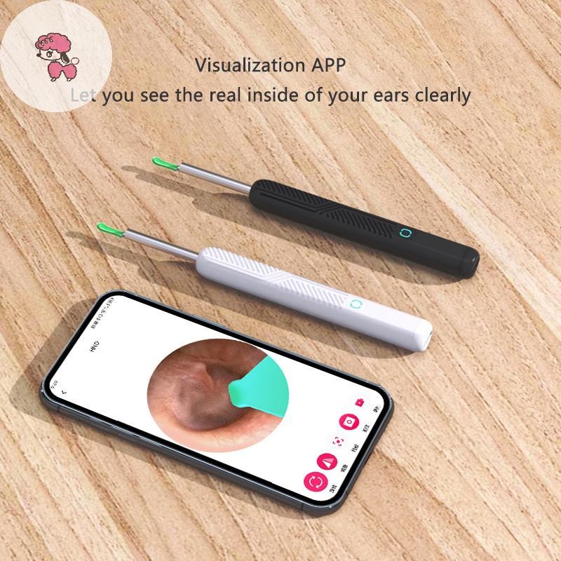Grl Smart Visual Ear Cleaner HD Ear Sticks Otoscope USB C ชาร์จ ...
