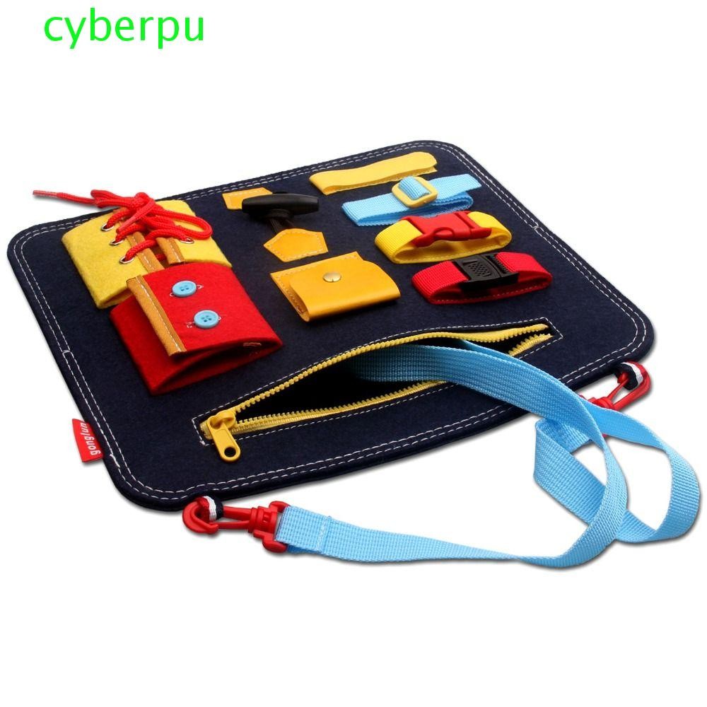 Cyberpulse Kids Life Skill Busy Board, Multi-layer Dressing Practice ...