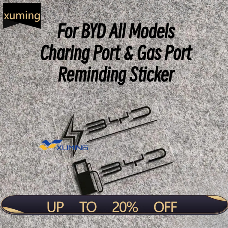 XM สําหรับ BYD Auto Charging & Gas Port Sign Sticker for BYD [M6 ...