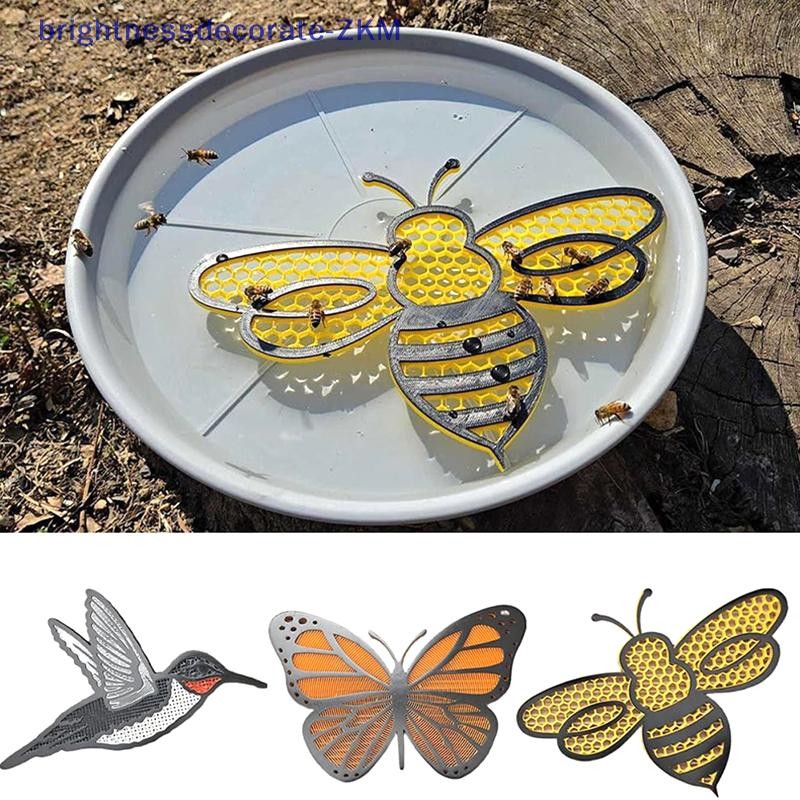 [ความสดใส] Bee Shaped Floating Pollinator Island Small Bee & Butterfly ...