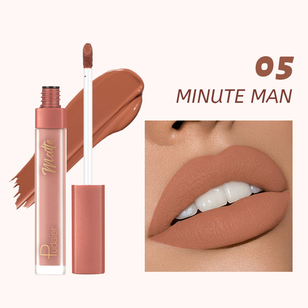 ลิปสติกชนิดน้ําติดทนนาน Matte Bright Colours Lips Gloss | Shopee Thailand