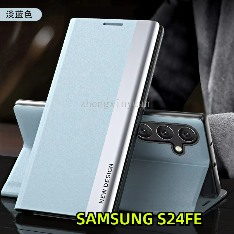 Flip Case สําหรับ Samsung Galaxy S24FE S24 Ultra 5G 2024 กระเป๋าสตางค์ ...