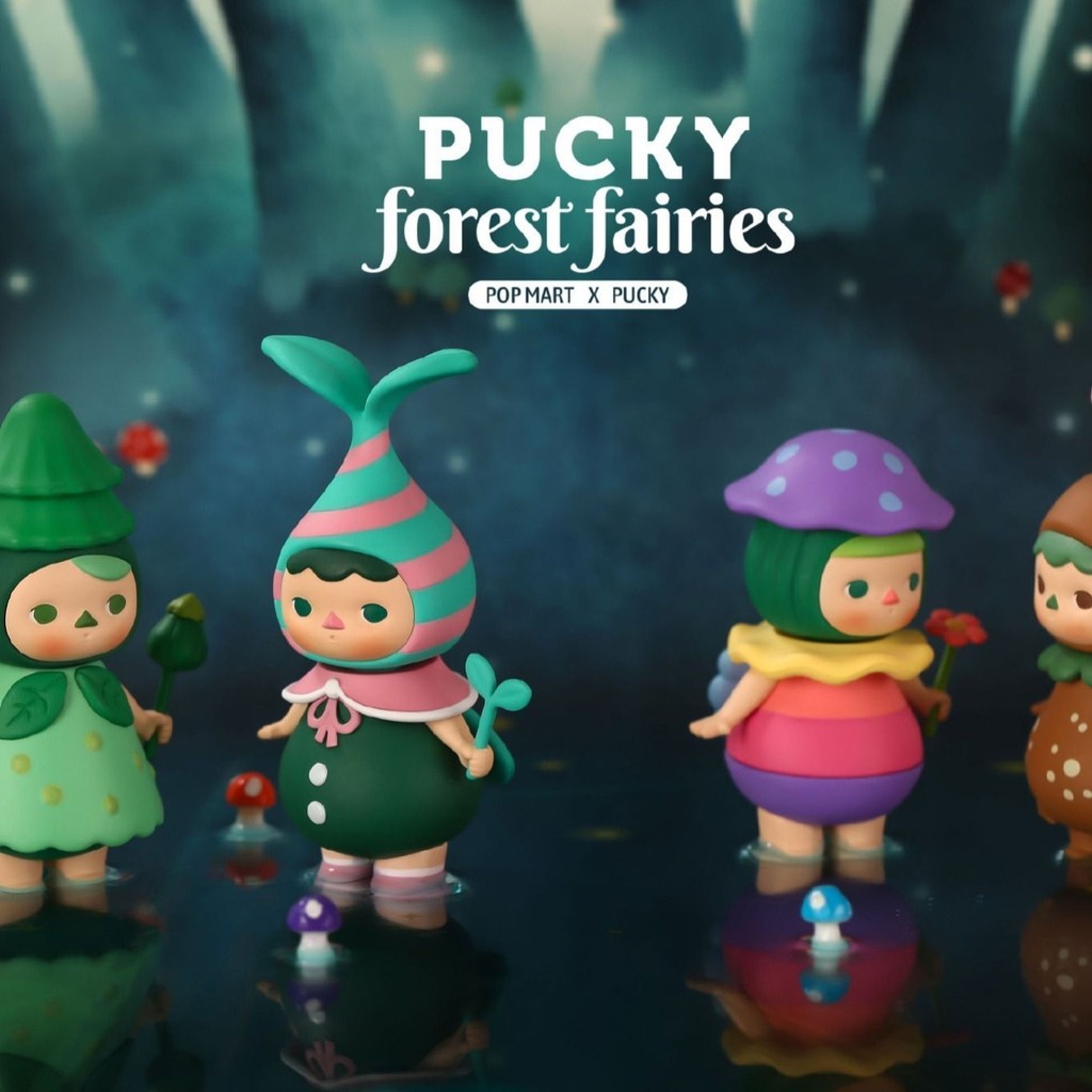 ของแท้ POPMART POPMART POPMART Elf Forest Mystery Box รุ่นยืนยันไม่ ...