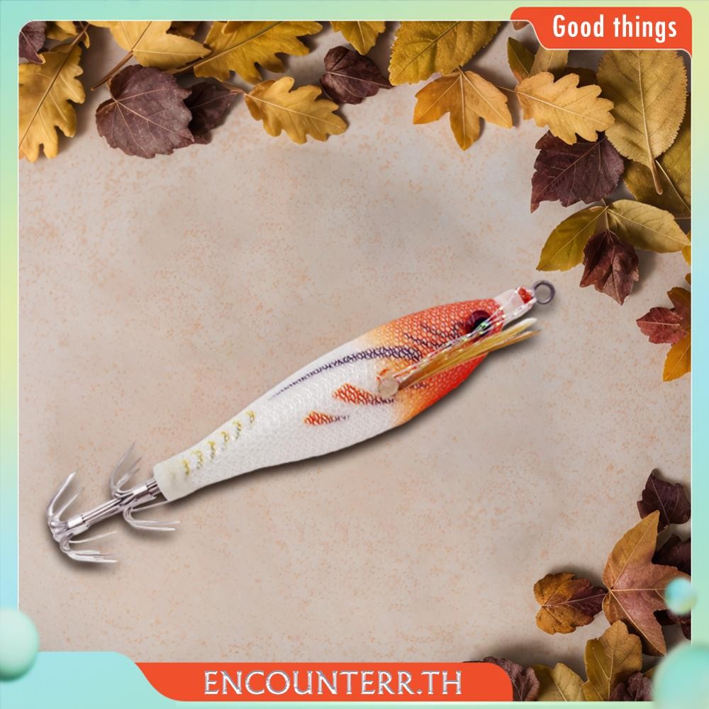 [encounter.th] Luminous Fishing Lure Squid Jigs ตะขอปลาหมึกเทียม เหยื่อ ...
