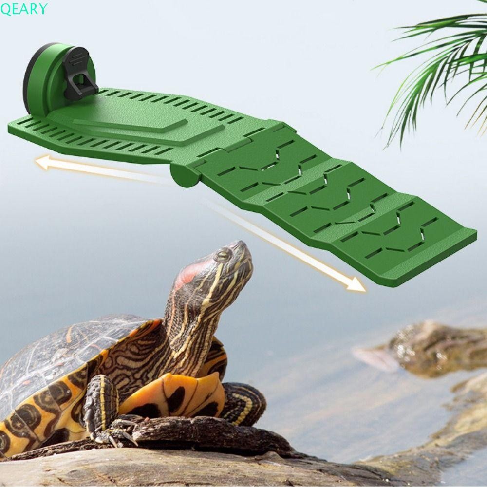 Qeary เต่า Basking Ramp, พับแขวนเต่าปีนบันได, แพลตฟอร์ม Reptile Ramp ...