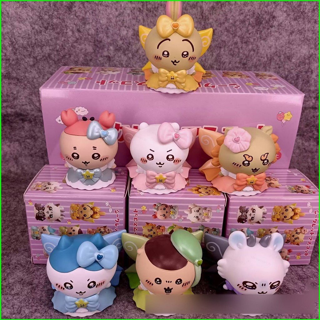 St1 7pcs Chiikawa Action Figure hachiware usagi Momonga Kurimanju cos ...