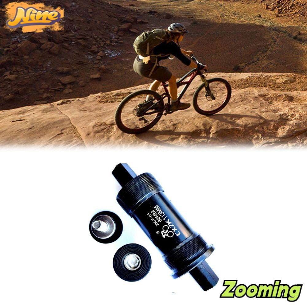 Zooming Square Taper Bottom Bracket ปิดแบริ่งความเร็วตัวแปรจักรยานจักรยานเสือภูเขา 113 มม.118 ...
