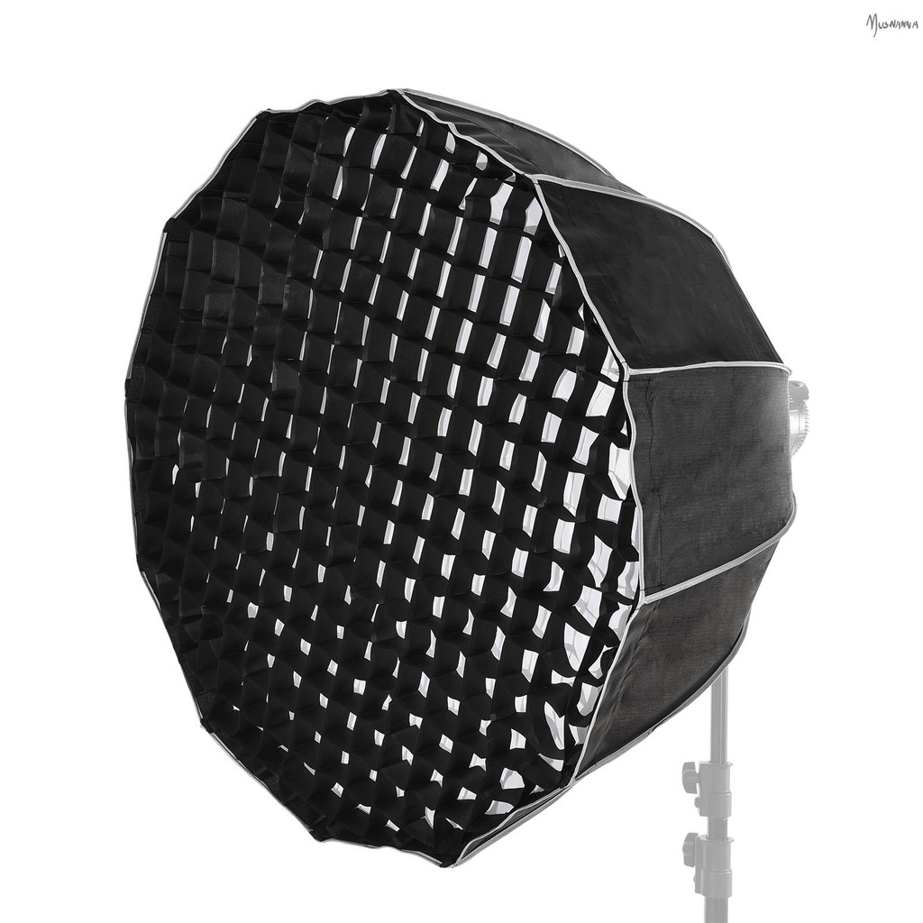 Andoer 90 ซม./35 นิ้ว Multi-purpose Deep Parabolic Softbox Bowens Mount Quick Set-up สําหรับ ...