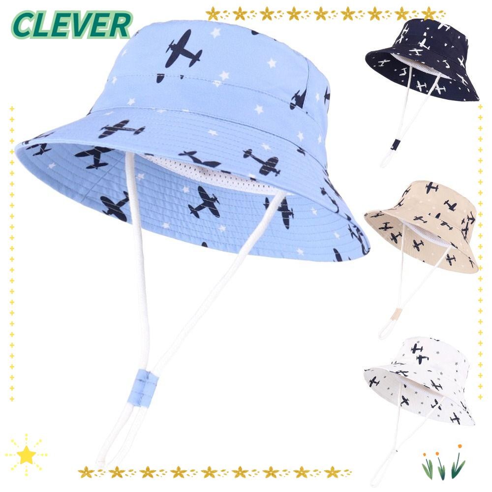 Clever เด็กหมวกถัง, Sun Protective การ์ตูนพิมพ์เด็กวัยหัดเดิน Sun หมวก ...