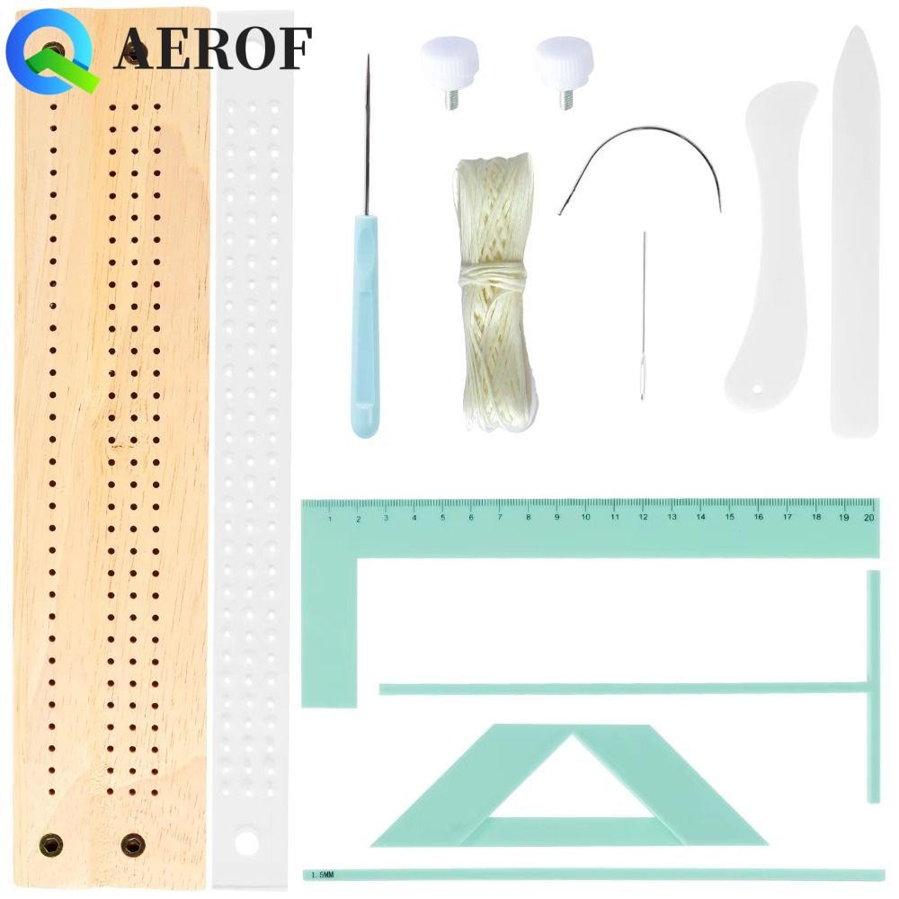 AEROF Bookbinding ไม้บรรทัดชุด, Hand Bookbinding Great Stencils หนังสือ ...