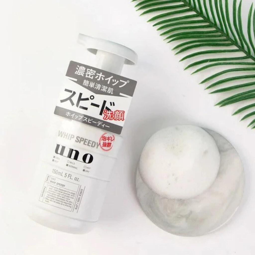 โฟมล้างหน้า Uno Whip Speedy แบบขวดปั๊มขนาด 150ml. กลิ่น Fresh Citrus | Shopee Thailand