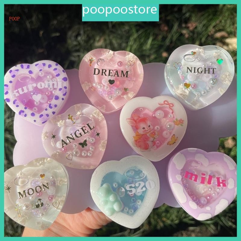 POOP เรซิ่น Shaker แม่พิมพ์ซิลิโคนการ์ตูน Quicksand Moulds เรซิ่นอีพ็อก ...