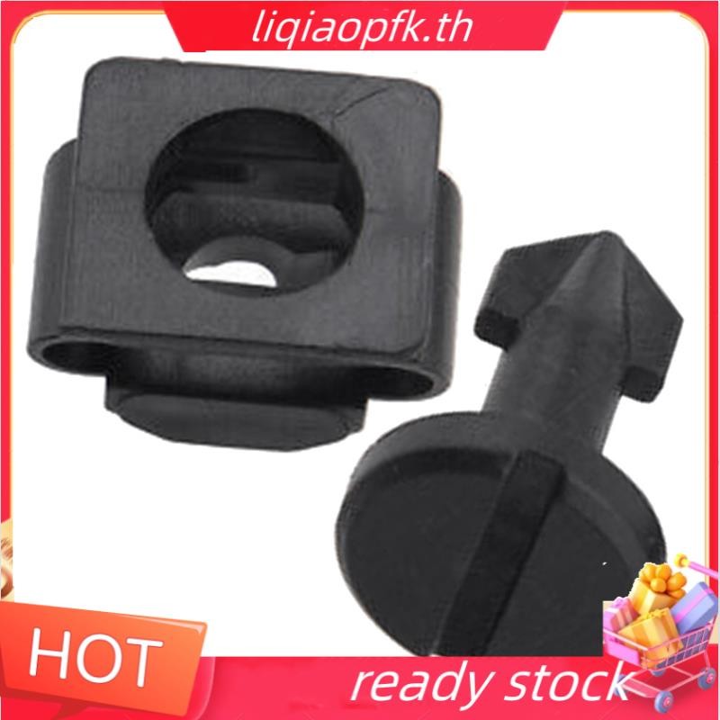 Ready store ฝาครอบเครื่องยนต์ Undertray Wheel Arch สกรูพลาสติกสีดํา ...