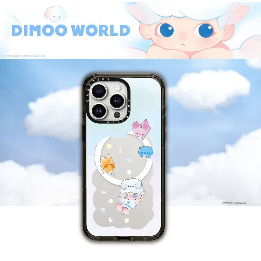 Casetify X POP MART - DIMOO WORLD Dream พร้อม DIMOO เคสแม่เหล็กดูด Hard ...