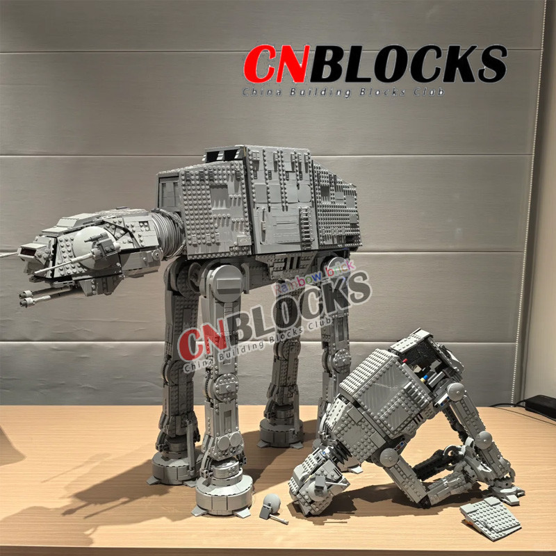 การวิเคราะห์ขนาดใหญ่ Combat walker ใช้งานร่วมกับ 75313 รุ่น Moc Modular ...