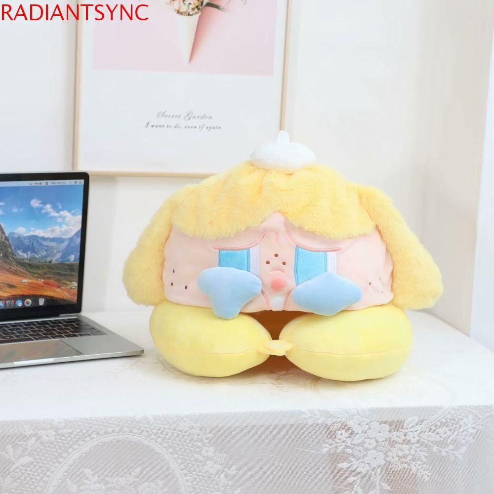 Radiantsync หมอนรูปตัว U, Kawaii พร้อมหมวก Crybaby หมอนเดินทาง, หมอนรองคอแฟชั่นอะนิเมะตุ๊กตา Pop ...