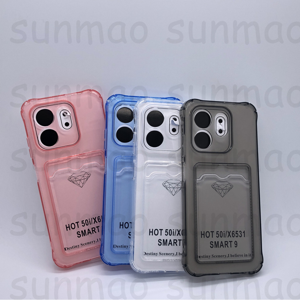 Card Holder Case สําหรับ Infinix Smart 9 Infinix Hot 50i เคสโทรศัพท์ ...