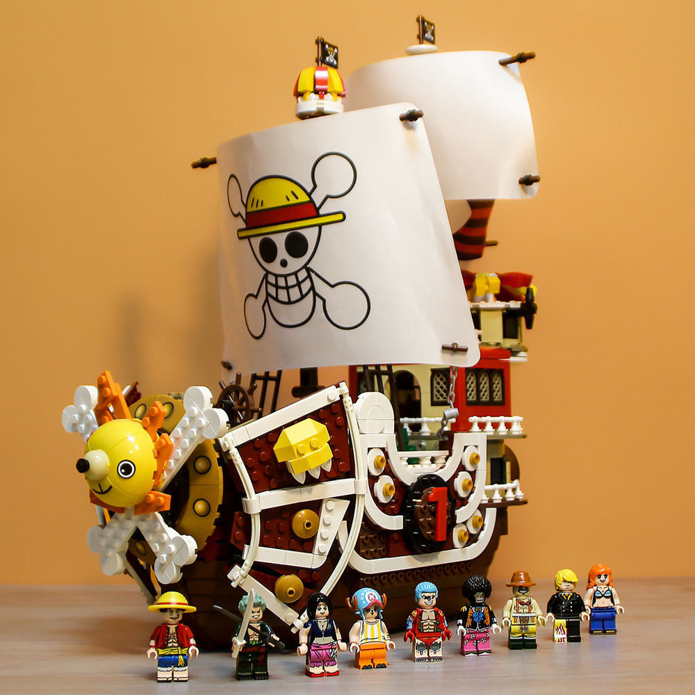 ใช้ได้กับโมเดลของเล่นเรือโจรสลัด LEGO One Piece Thousand Sunny Gold ...