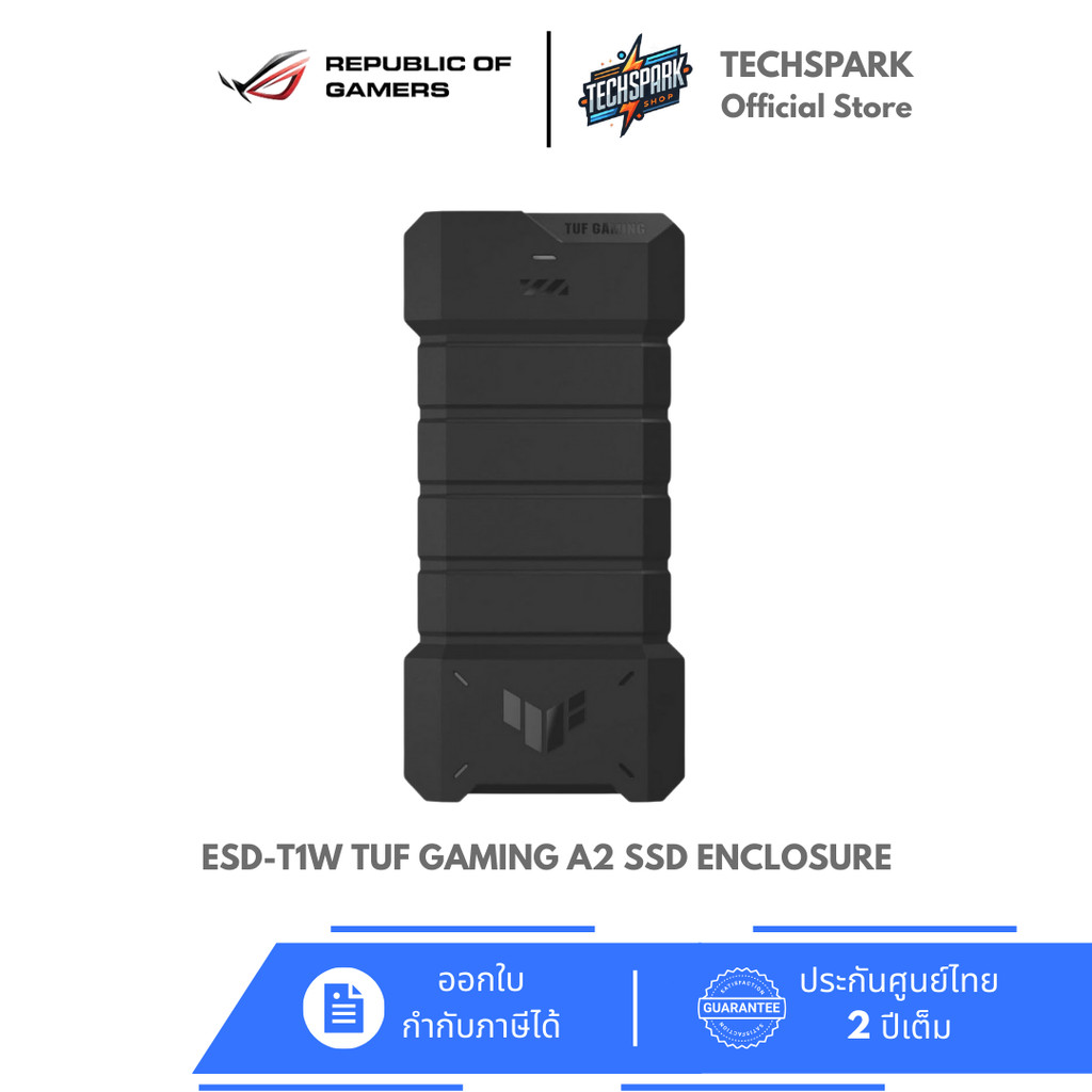 ASUS TUF Gaming A2 USB-C 3.2 Gen 2x2 SSD enclosure, dual M.2 NVMe PCIe ...