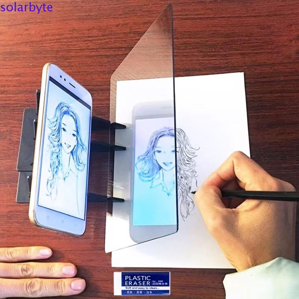 กระดานคัดลอกการวาดภาพ SOLARBYTE, เครื่องมือร่างแท็บเล็ตมือถือ การฉายภาพ Optical Tracing Board ...