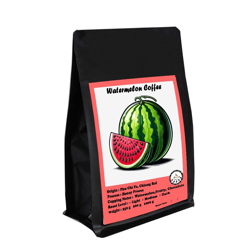Watermelon Coffee เมล็ดกาแฟคั่ว อ่อน กลาง เข้ม บริการบดฟรี | Shopee ...