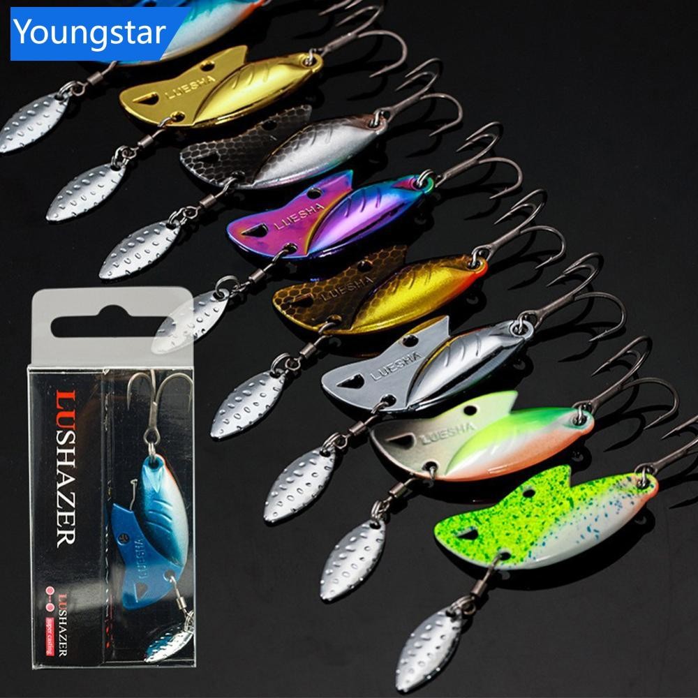 FFY 1PC 5/10/15G Pickup Shark Lure VIB แผ่นเหล็กยาวหล่อเหยื่อโลหะ Glitter เหยื่อว่ายน้ําเต็มรูป ...
