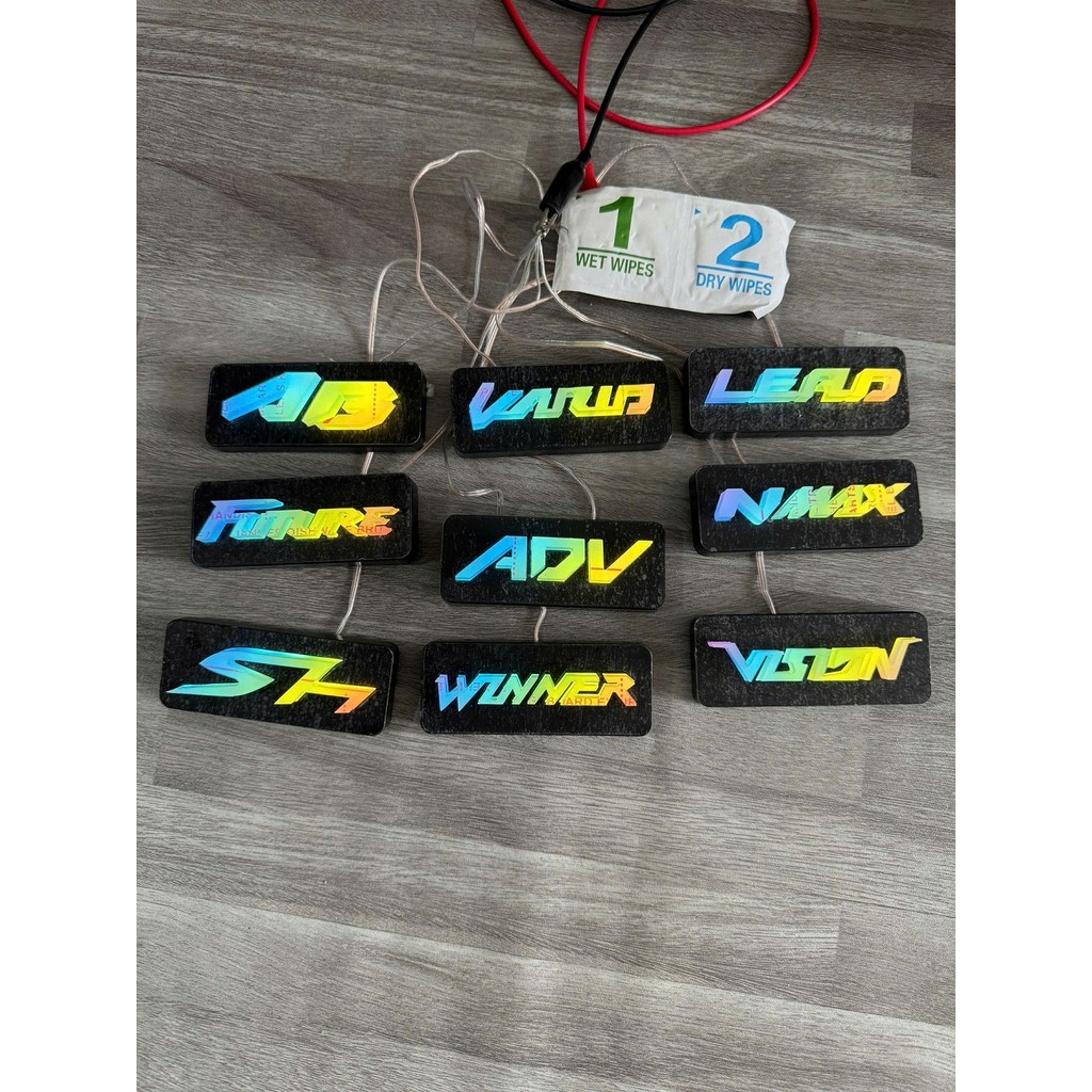 ไฟ led Mica 3D นูนสําหรับรถยนต์ทุกรุ่น_ อุปกรณ์เสริมไฟ led ป้ายทะเบียน ...
