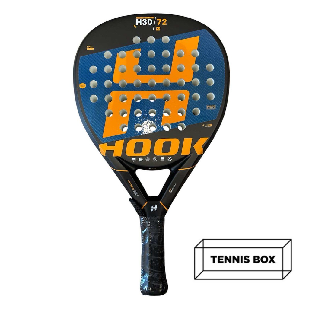 Padel racket ไม้พาเดล Hook H3072 Orange ของแท้ พร้อมส่ง | Shopee Thailand