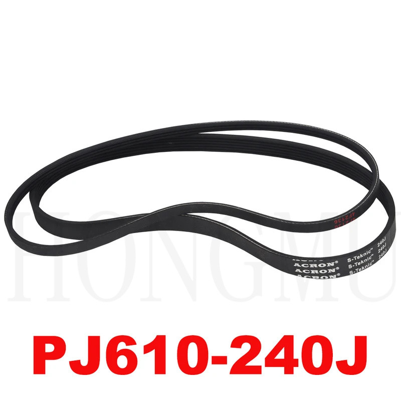 PJ610 V-Belt 3/4/5/6/7/8ซี่โครงสำหรับรุ่น RC มอเตอร์เกียร์สายพาน G1QZ ...