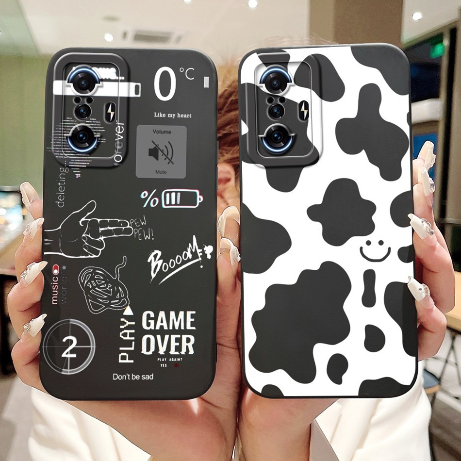 Xiaomi Poco F3 GT PocoF3 น่ารักพิมพ์ซิลิโคนนุ่ม Jelly Case Poco F 3 ...