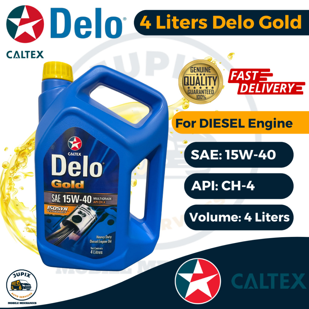 น้ำมันเครื่อง Caltex คาลเท็กซ์ เดโล่ ซิลเวอร์ Delo Silver 15W-40 15W40 ...