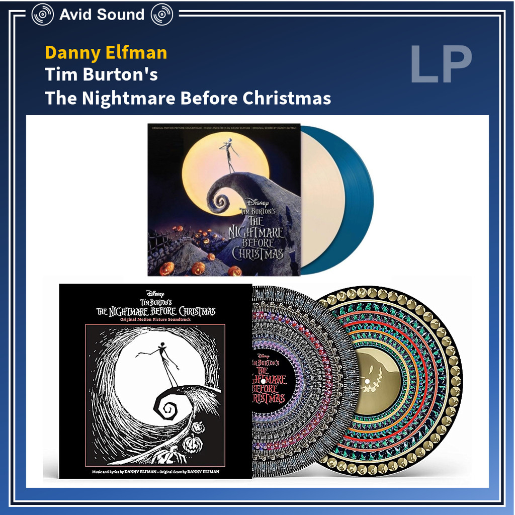 แผ่นเสียง Danny Elfman Tim Burton's The Nightmare Before Christmas OST ...