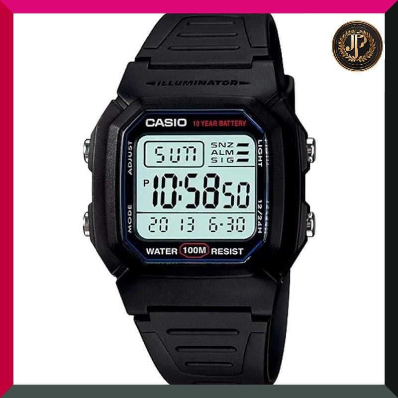 Casio W-800H-1A นาฬิกาข้อมือผู้ชาย รุ่นต่างประเทศ [สินค้านําเข้าขนาน ...
