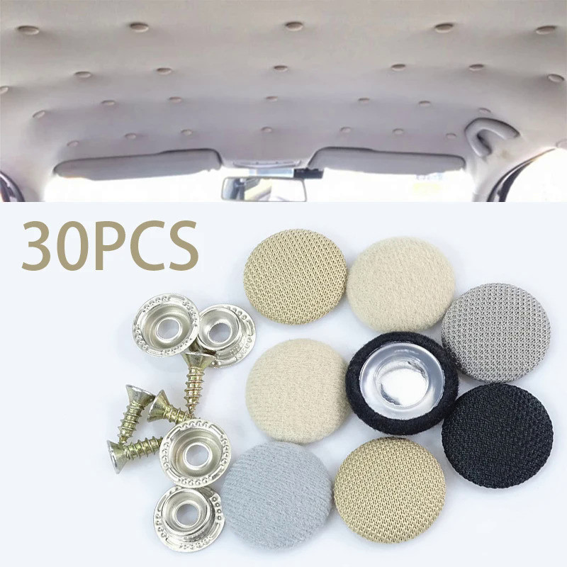 Car Interior Roof Cloth Buckles Auto Ceiling Fixing Screw Headliner ...