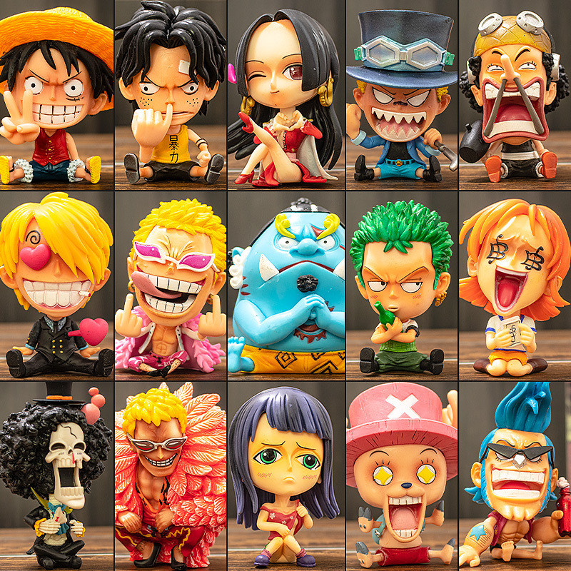 One Piece รูปชุด Luffy Soda Chopper Ace Empress Air ตุ๊กตาตุ๊กตาตกแต่ง ...