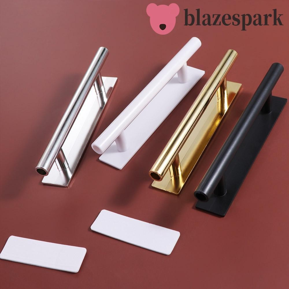 Blazespark มือจับประตูแบบมีกาวในตัว, ลูกบิดพื้นผิวติดตั้งประตูดึง, โมเดิร์น Push-pull ไม่มีการ ...