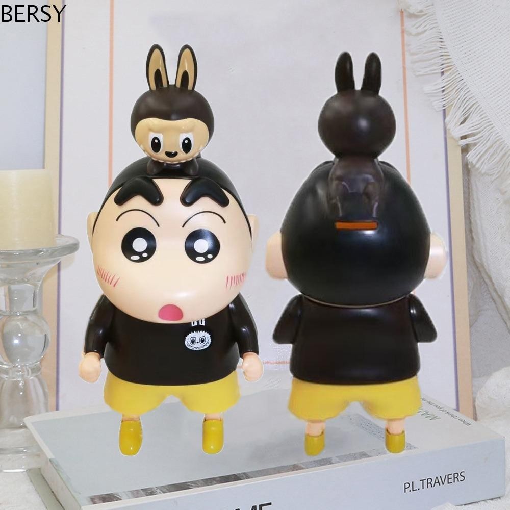 Bersy Labubu Crayon Shin Chan กระปุกออมสิน, ถังออมทรัพย์รูป Labubu ...