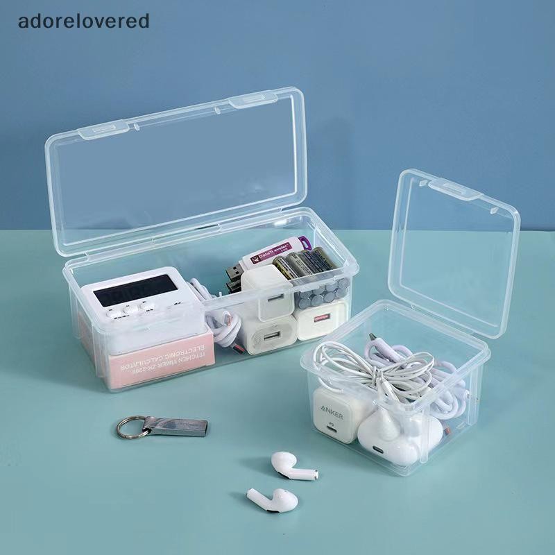 Adorelovered กล่องพลาสติกใสสี่เหลี่ยม Kpop Photo Card Storage Organizer ...