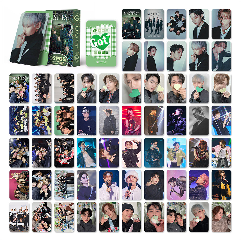 30-124pcs GOT7 NESTFEST โฮโลแกรมเลเซอร์ Lomo การ์ด PYTHON ฤดูหนาว ...